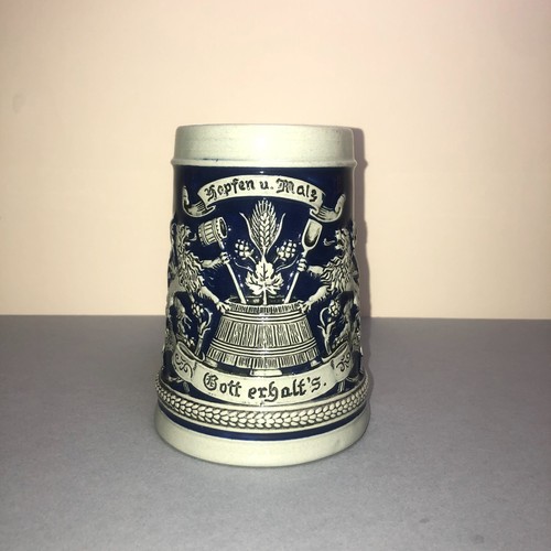 Original S P GERZ W. Germany BEER STEIN TANKARD (500ml) * Salt-Glazed ...