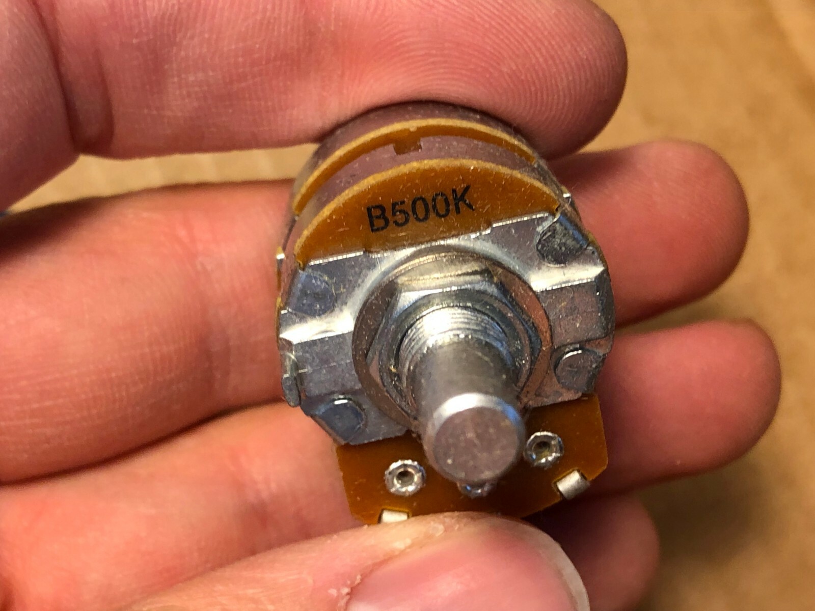 New Alpha 500k ohm Stereo Potentiometer Guitar Amp Linear Taper Pot ...