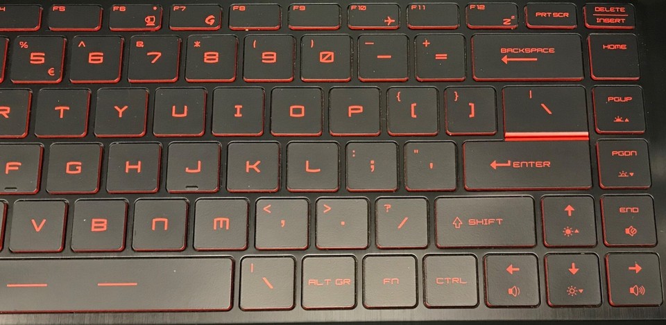 MSI GF65 Thin 95D GAMING LAPTOP KEYBOARD BACKLIT SINGLE REPLACEMENT ...