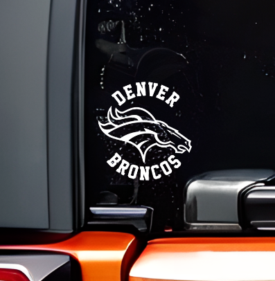Denver Broncos Logo Vinyl Decal NFL Sticker for Car, Window, Laptop ...