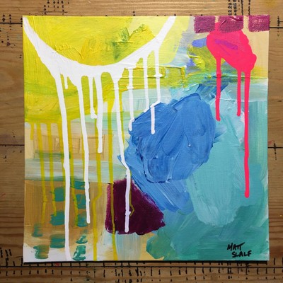 Matt Scalf 12x12 Canvas Panel Abstract Expressionism Modern ...