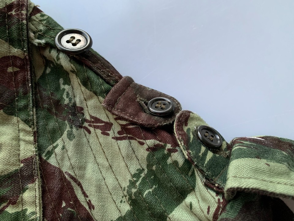 VTG Old Portuguese M964 Lizard Camo Jacket Comando Paratrooper Army ...