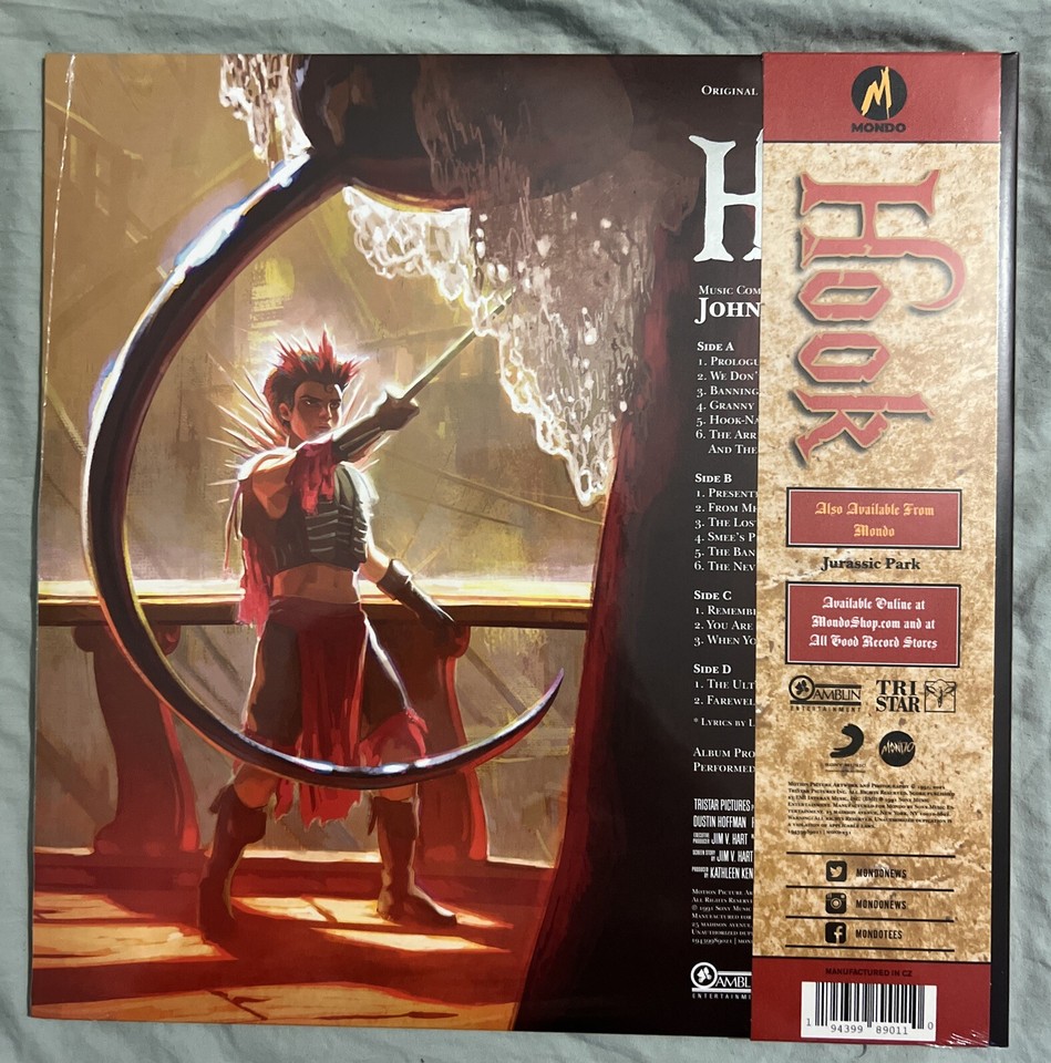 Hook (Original Soundtrack) by John Williams (Record, 2022) 194399890110 ...