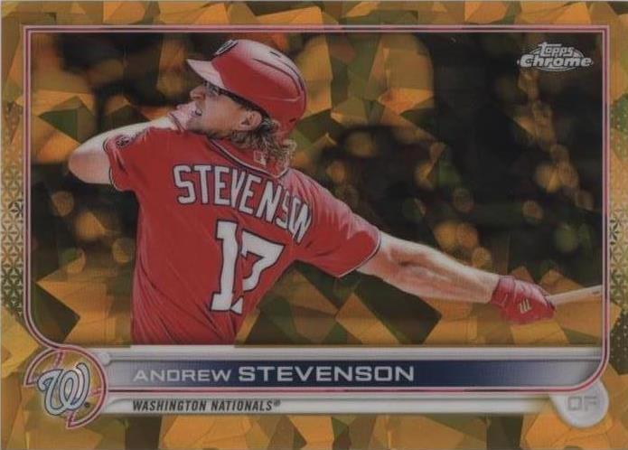 2022 Topps Chrome Update Series Sapphire Edition - Andrew Stevenson # ...