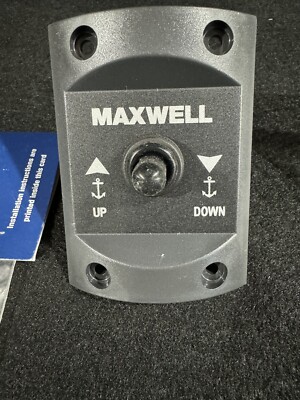 Maxwell Panel Mount Boat Anchor Windlass Up/Down Remote Control Switch ...