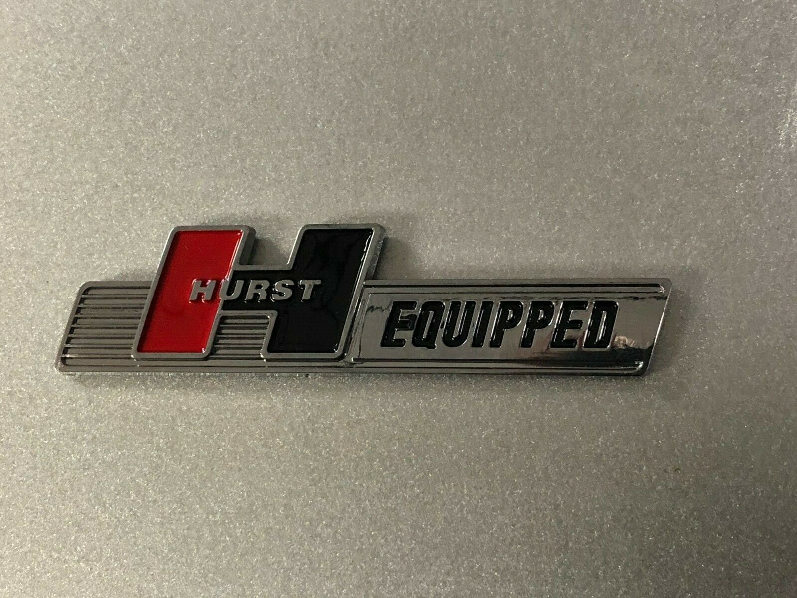 "Hurst Equipped Shifters Vintage Hot Rod Muscle Car Emblems Set of 2 ...