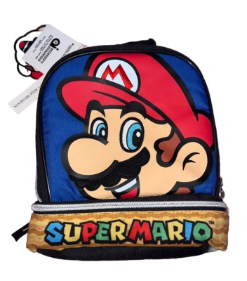 Super Mario Lunch Box For Kids - Unisex Boys & Girls Brand New With ...