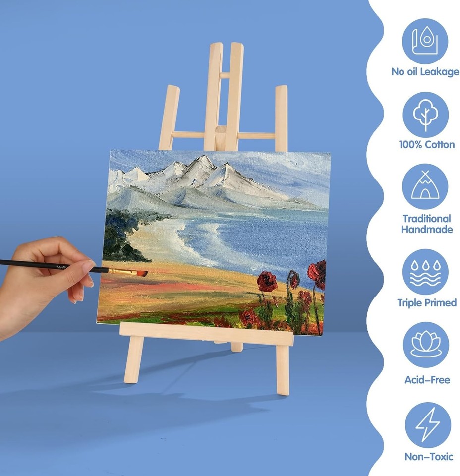 Canvas Boards for Painting 20 Multi Pack Paint Canvas Panels 11x14 ...