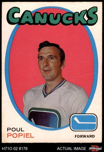 1971 O-Pee-Chee #1 Paul Popiel Canucks 5 - EX | eBay