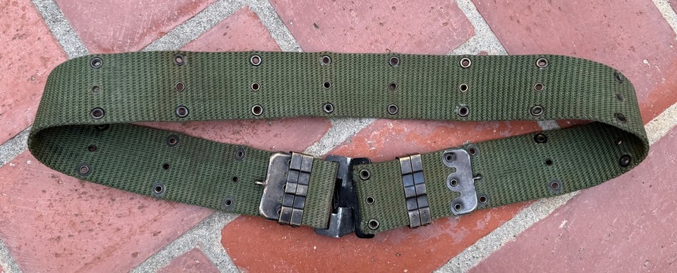Vietnam M-1967 Nylon Equipment Pistol Belt M67 Davis Fastener MLCE | eBay