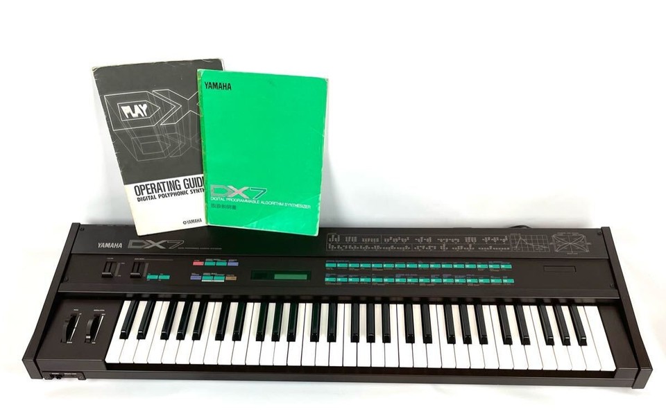 YAMAHA DX7 DX-7 61-Key Digital Synthesizer Keyboard FM Synthesis Japan ...