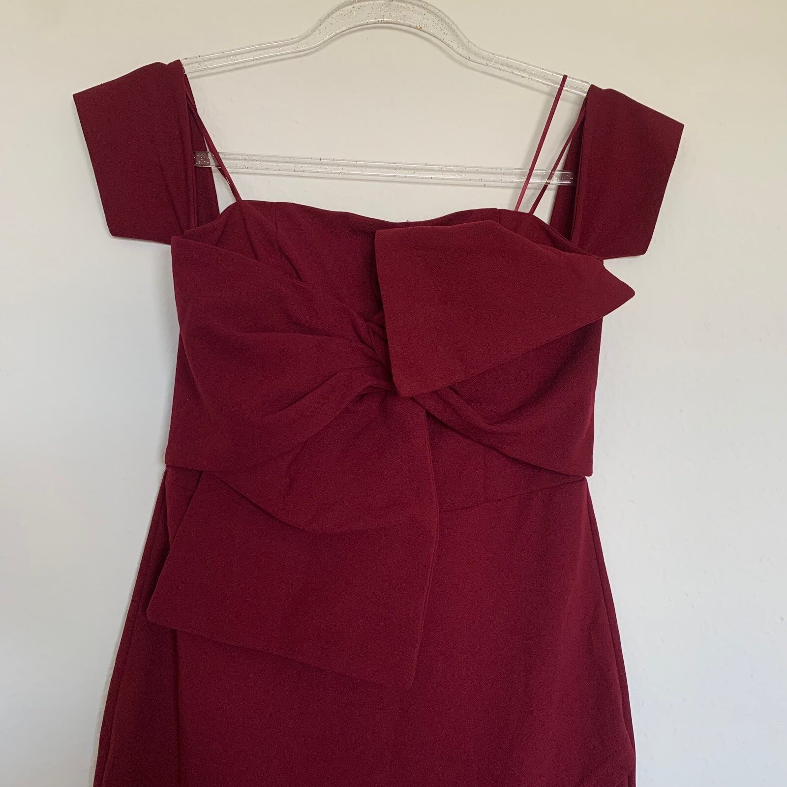 [FASHIONOVA] Ruby Red Long Womens Wedding Dress, -Siz… - Gem