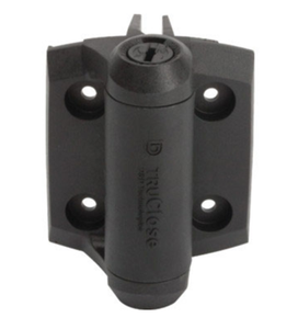 Tru Close Self Closing Hinge - 2 Legs - 70kg - Black Trim | eBay