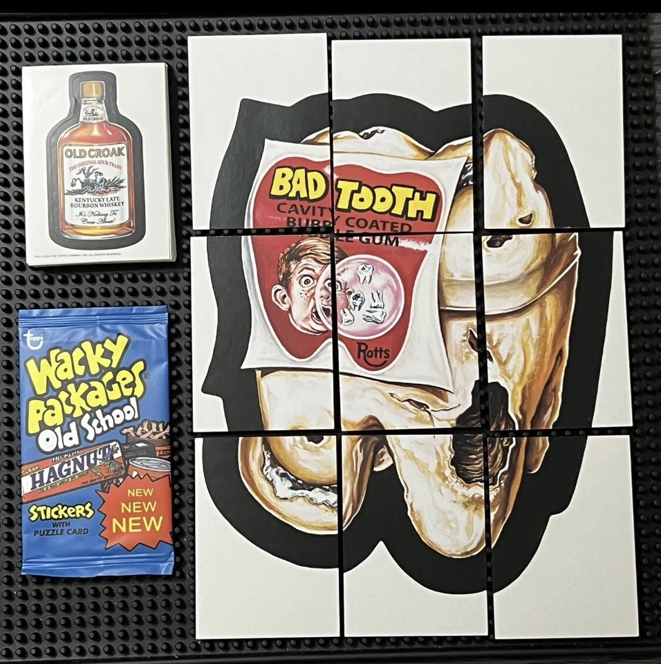 Topps Wacky Packages Old School 1st - 10th Series Complete Rare 7TH Set ...