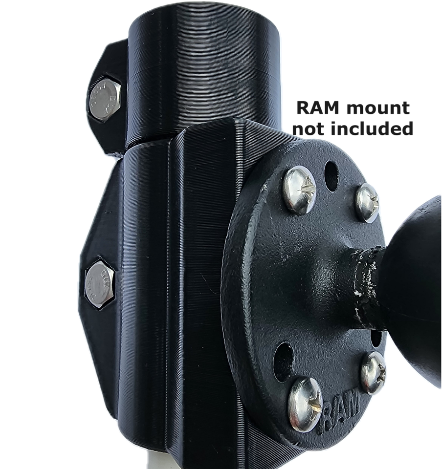 Transducer Pole Mount and Clamp Collar for 4-hole AMPS pattern RAM ...