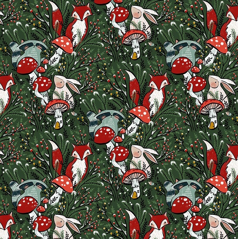 Quilt Kit - Grand Central Quilt - 60" X 78" Enchanted Forest Gnome ...