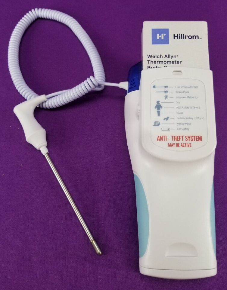 Welch Allyn Suretemp Plus 01690-000 Digital Oral Thermometer 4' Cord ...