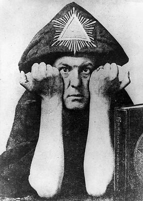 ALEISTER CROWLEY - Poster Satanism Occult Magic Golden Dawn | eBay