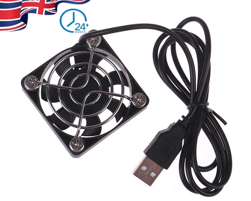 5cm 50mm 5V USB Cooler Silent Cooling Fan For Electrical Equipment | eBay