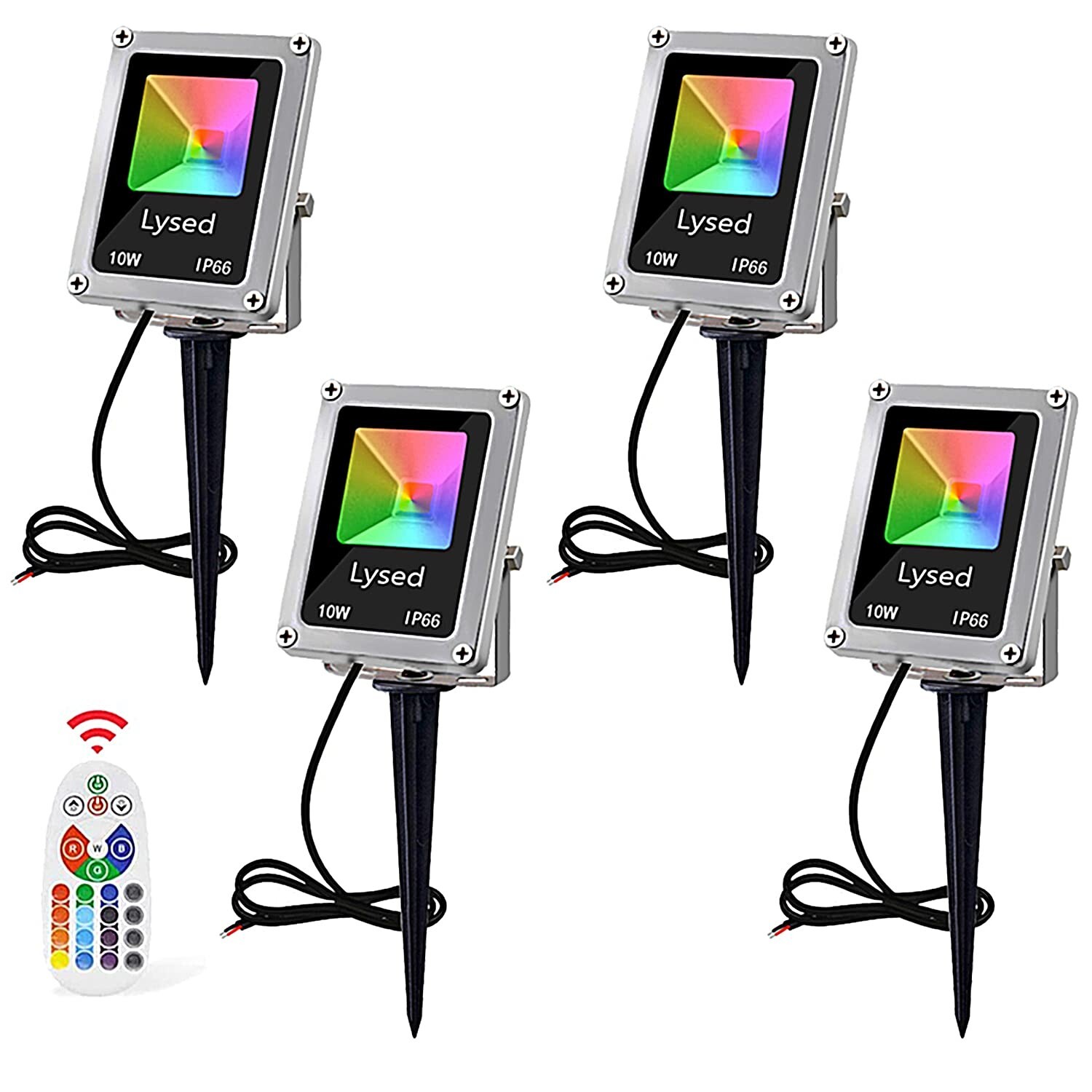 12V Color Changing LED Landscape Lights Landscape Lighting Low Voltage ...