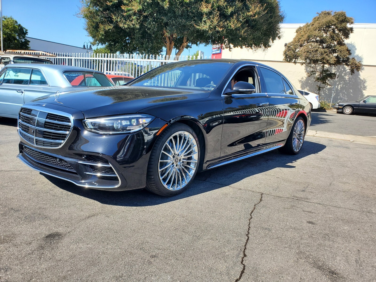 Original 21" Mercedes OEM AMG S580 S560 S550 Maybach Chrome Wheels Rims ...