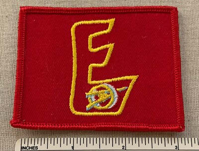 Vintage EXPLORER Boy Scouts of America Red Twill "E" Badge PATCH BSA ...