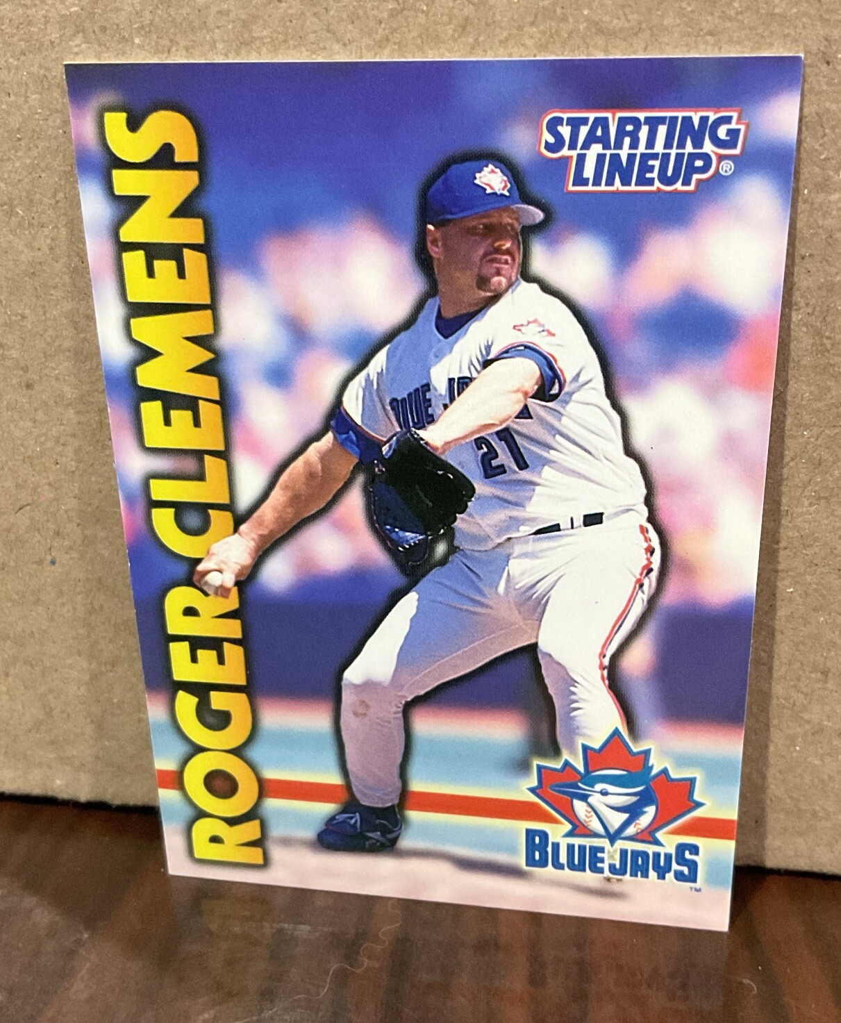ROGER CLEMENS 1999 KENNER STARTING LINEUP CARD - TORONTO BLUE JAYS | eBay