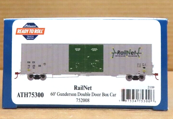 Athearn HO Scale RTR 60' Gunderson Box RNEX #752008 for sale online | eBay
