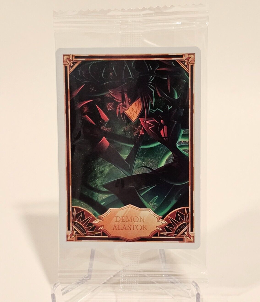 Hazbin Hotel Trading Card - Demon Alastor FOIL Promo Card PR-01 ...