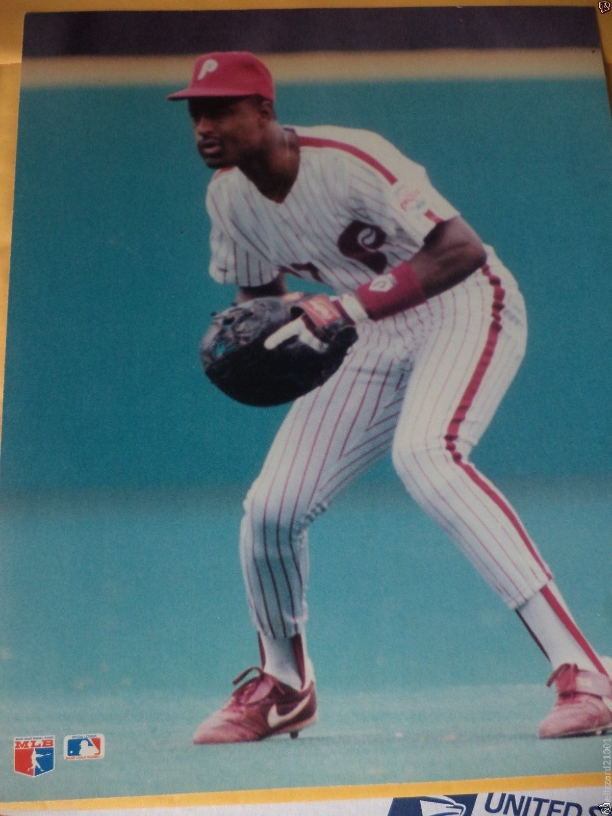RICKY JORDAN UNSIGNED 1989 PHILADELPHIA PHILLIES 8X10 PHOTO FREE ...