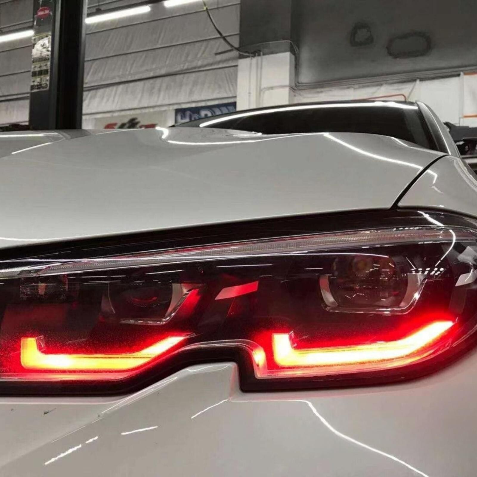 Red Angel Eyes Boards For 2020 BMW G20 330i M340i Daytime Running light ...