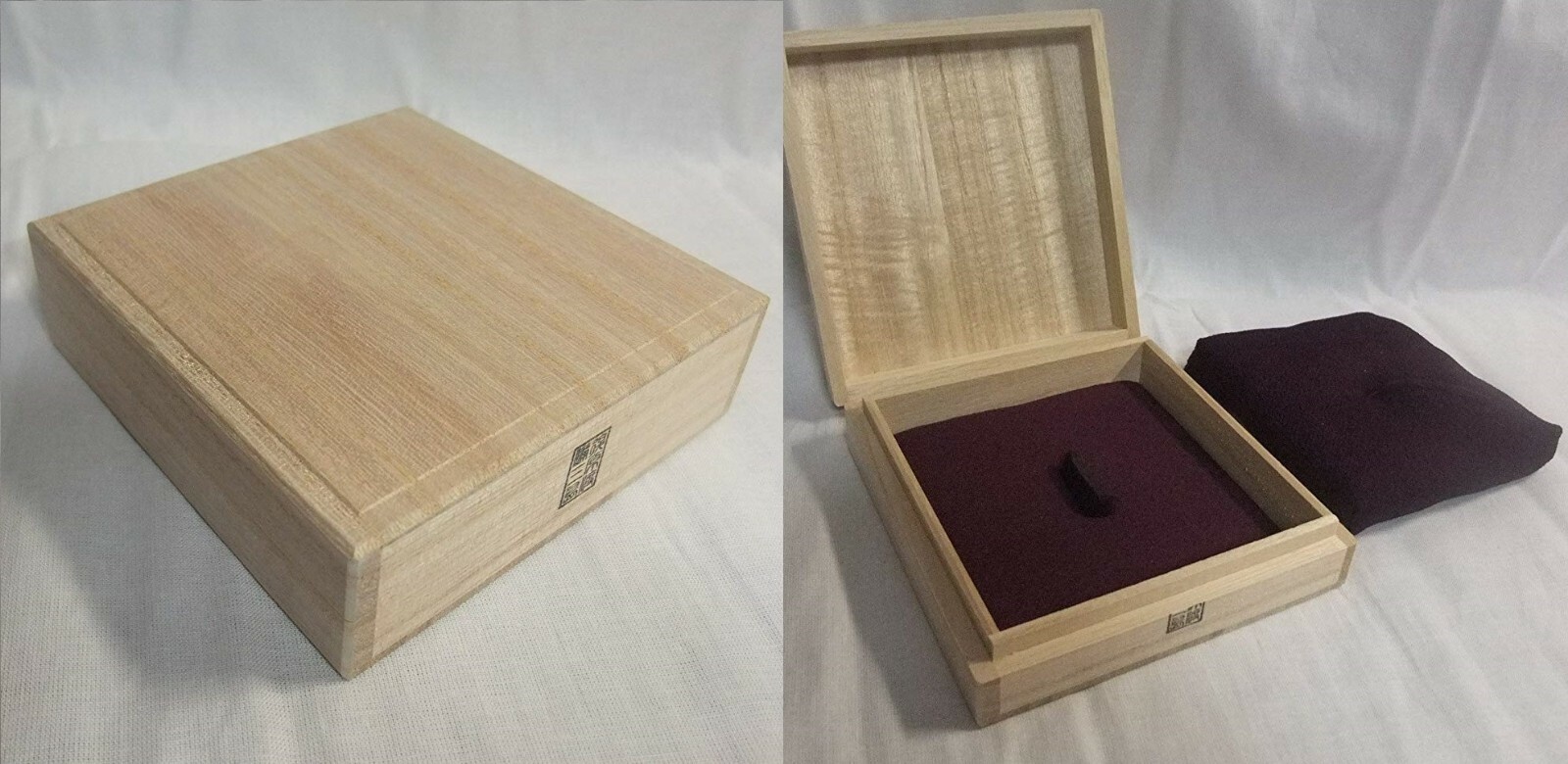 TSUBA BOX Set Wooden Storage Box Japan 11 x 11 x 3 cm | eBay