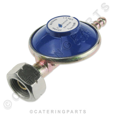 R29B SCREW ON BUTANE GAS CYLINDER / LPG BOTTLE REGULATOR W21,8 x 1/14 ...