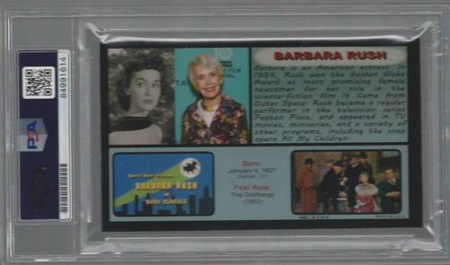 Barbara Rush Nora Clavicle Batman 1966 Adam West signed autograph card ...