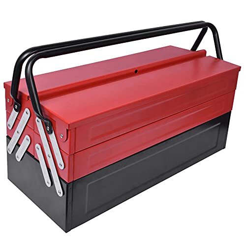 Tool Kit Box for Home and Garage Tool Box Without Tools 5 Compartments ...