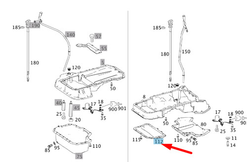 NEW MERCEDES-BENZ C W204 FRONT OIL PAN A1560142202 ORIGINAL NO DUTY TO ...