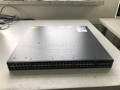 Cisco WS-C3650-48PD-S Catalyst 3650 48 Port PoE 2x10G Uplink IP Base | eBay