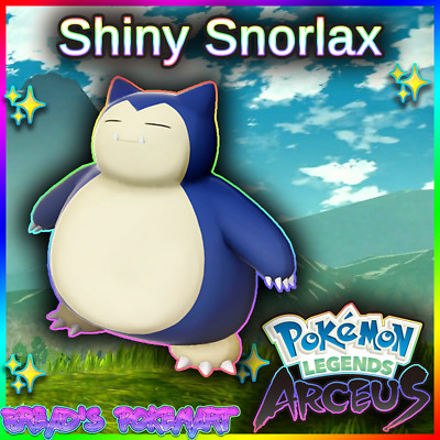 Shiny Snorlax / Alpha Max Stats Pokemon Legends: Arceus 🚀Fast Pokémon ...