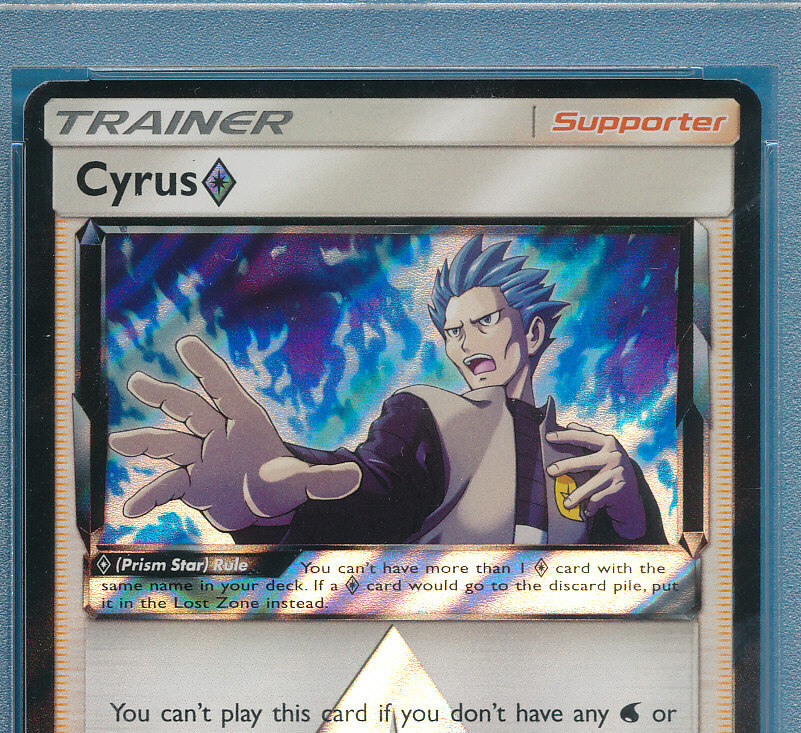PSA 8 NM-MINT GALACTIC SINNOH CYRUS HOLO ULTRA PRISM 2018 POKEMON ...
