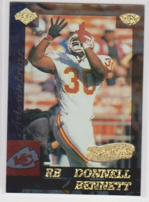 DONNELL BENNETT 1999 COLLECTOR'S EDGE ADVANTAGE HOLOGOLD #45/50 CHIEFS ...