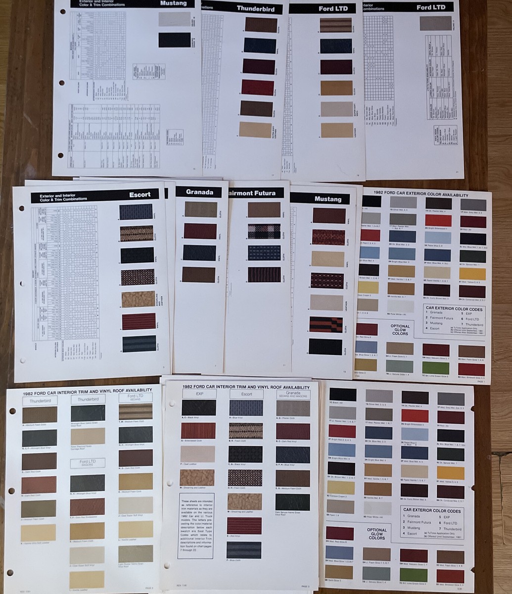Ford Exterior Paint Color Chart Where To Get Paint For My '52 Ford