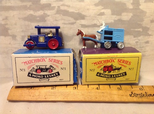 Moko Lesney Diecast Reproduction Milk Wagon & Steam Roller W/Boxes | eBay