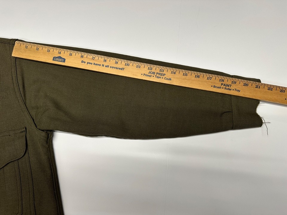 VINTAGE 50s FILSON WOOL FORESTRY CLOTH CRUISER JACKET MENS 40 UNION ...