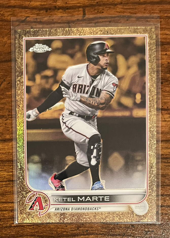 2022 Topps Gilded Collection # 103 Ketel Marte Gold Refractor /99 | eBay