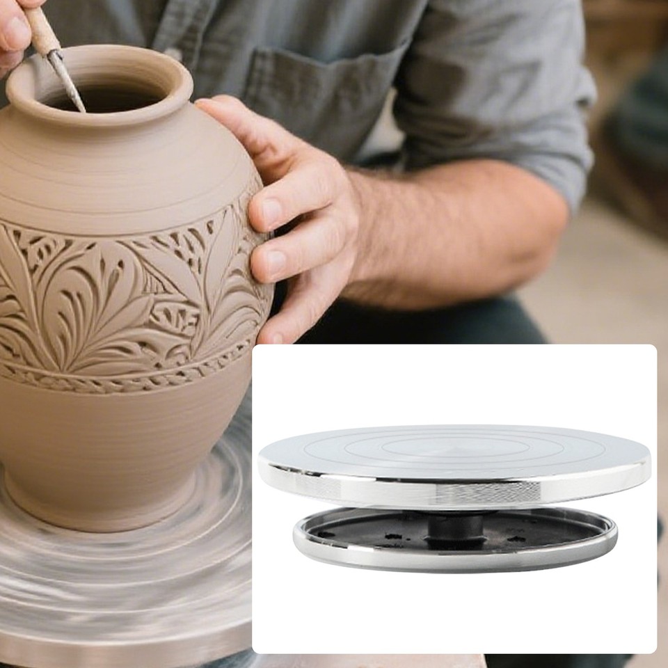 Pottery Wheel Diameter Metal Potters Pro Banding Turntable Clay | eBay