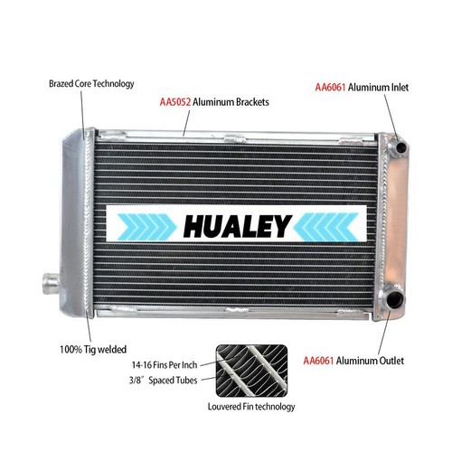 ALUMINUM RADIATOR FOR MG MIDGET 1500 MT 1974-1980 1975 1976 1977 1978 ...