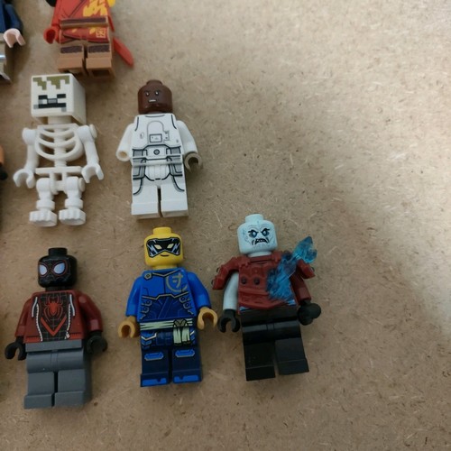 Lego Mini Figures Bundle Of 15 Rare Minecraft Spiderman Harry Potter ...