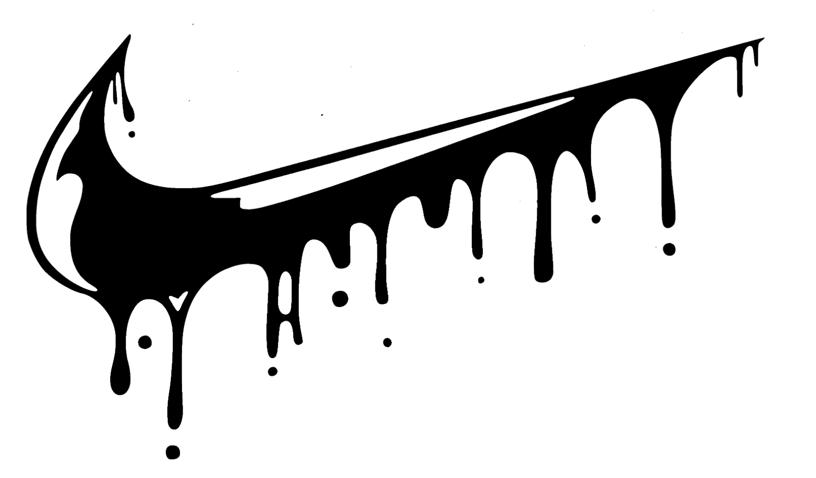 NIKE DRIPPING TICK VINYL DECAL STICKER 7434949888888 | eBay