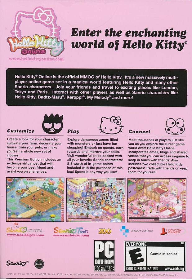 HELLO KITTY ONLINE Premium Edition - Vintage RARE PC Game - US version ...