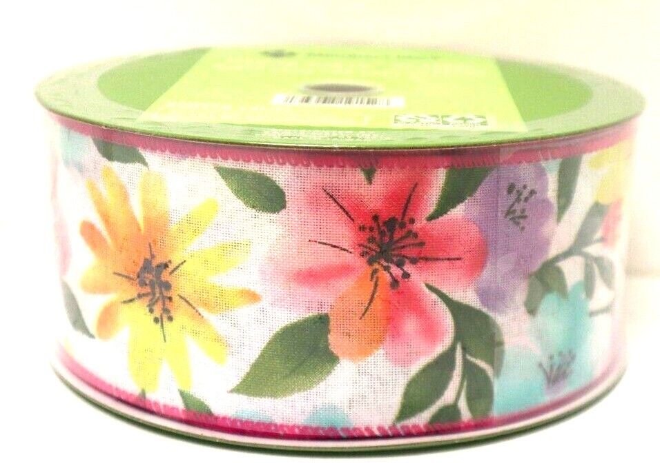 Member's Mark Premium Wired Ribbon 2.5" - CHOOSE YOUR COLOR! FREE ...